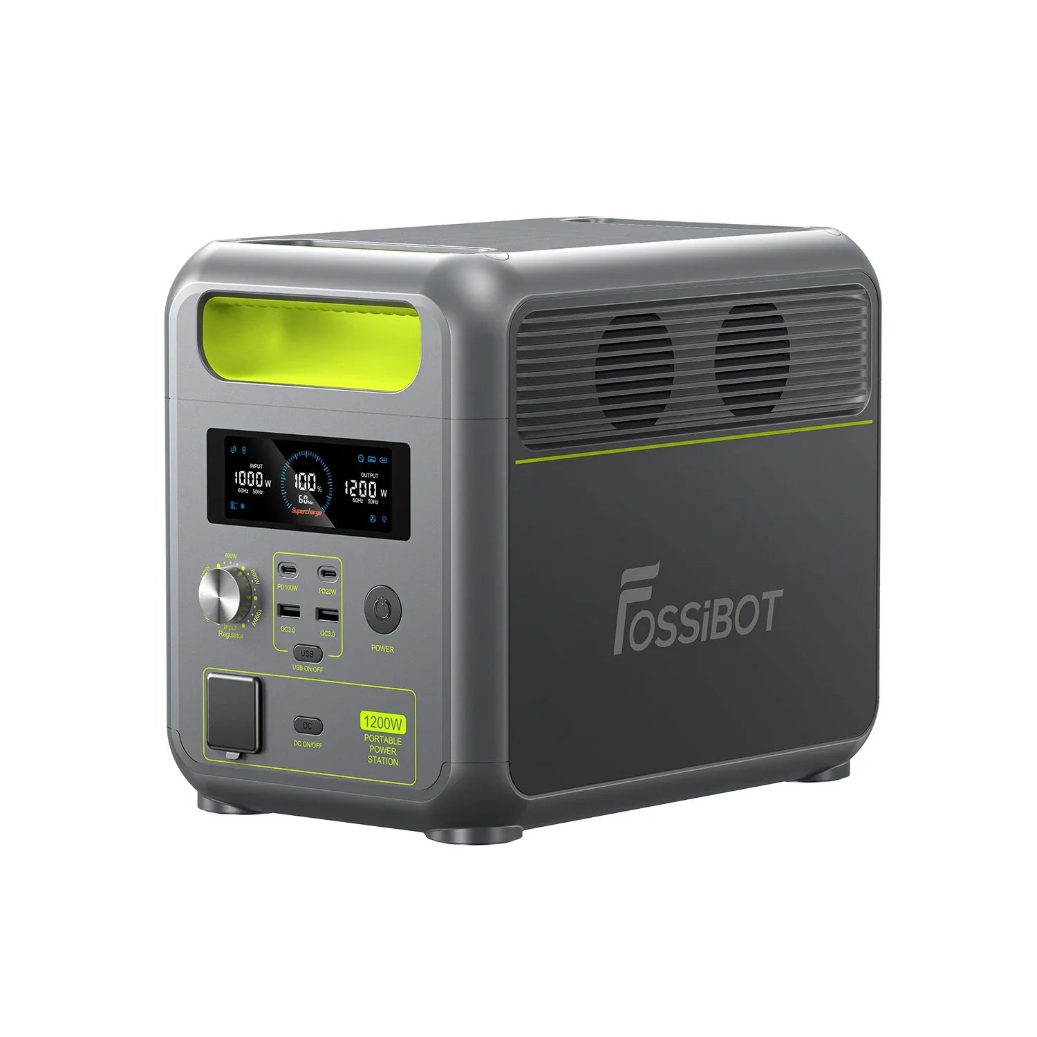 FOSSiBOT F1200 Przenośna Stacja Zasilania | 1200W, 1024Wh – FOSSiBOT-PL